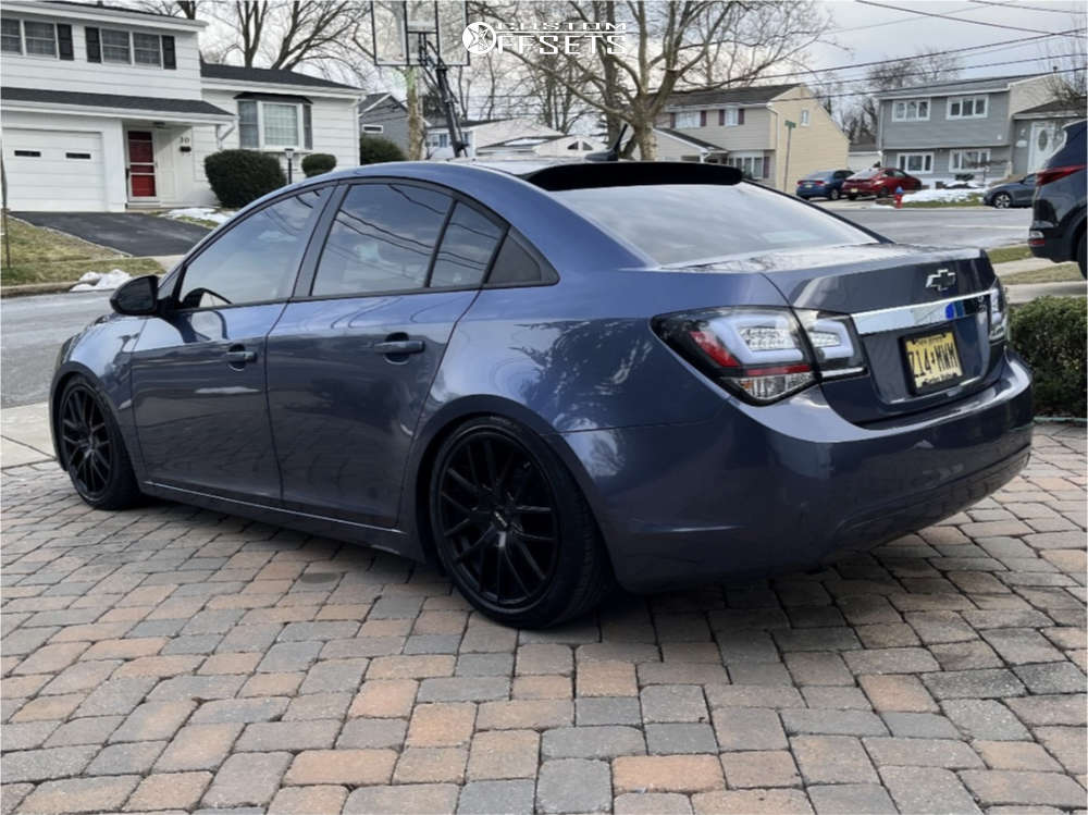 2014 Chevrolet Cruze with 18x8 40 Touren Tr60 and 215/45R18 Zeta Meglio ...