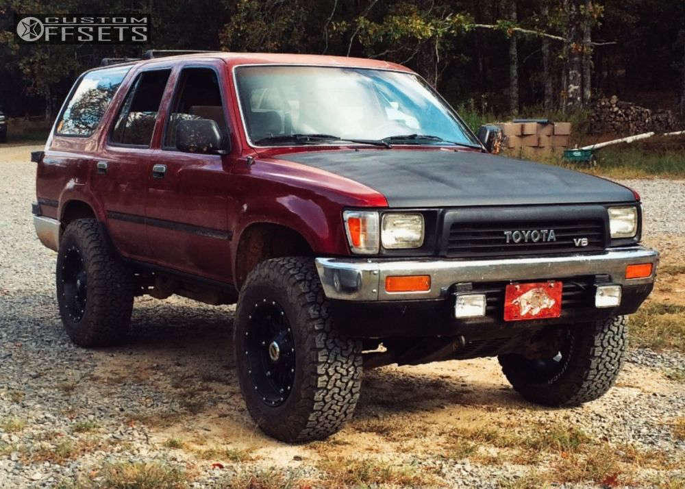 1990 Toyota 4Runner with 17x9 1 Fuel Hostage and 265/70R17 BFGoodrich ...