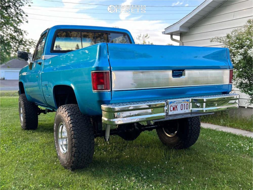 1985 Chevrolet K10 with 15x10 -47 Pro Comp Series 69 and 35/12.5R15 ...