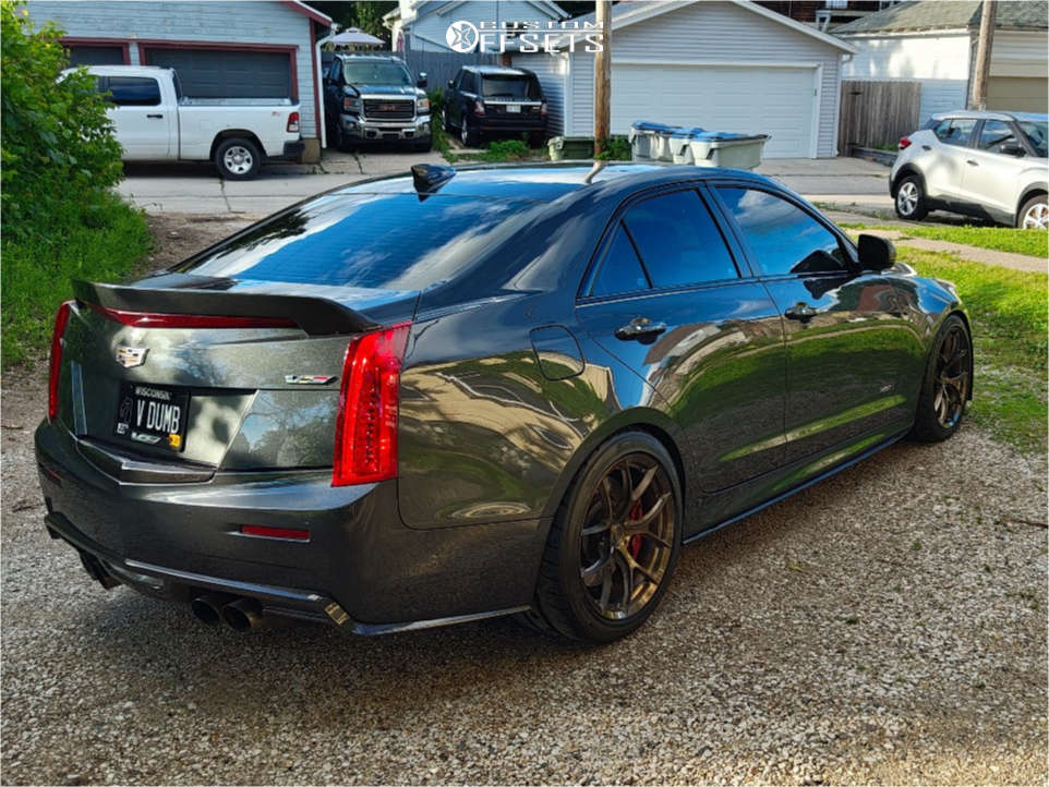 2016 Cadillac ATS with 18x9.5 22 BC Forged Kl01 and 265/35R18 Nitto ...