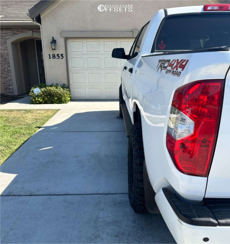 2016 Toyota Tundra with 18x9.5 12 Black Rhino Chamber and 295/70R18 ...