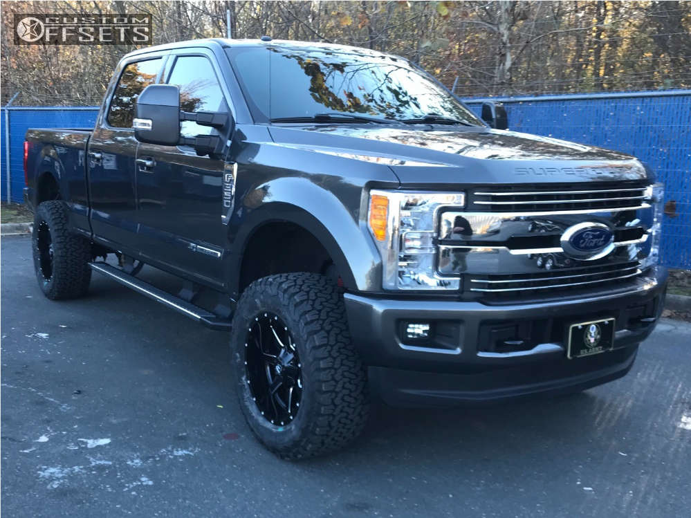 2017 Ford F-350 Super Duty with 20x10 -12 Fuel Maverick D610 and 325 ...