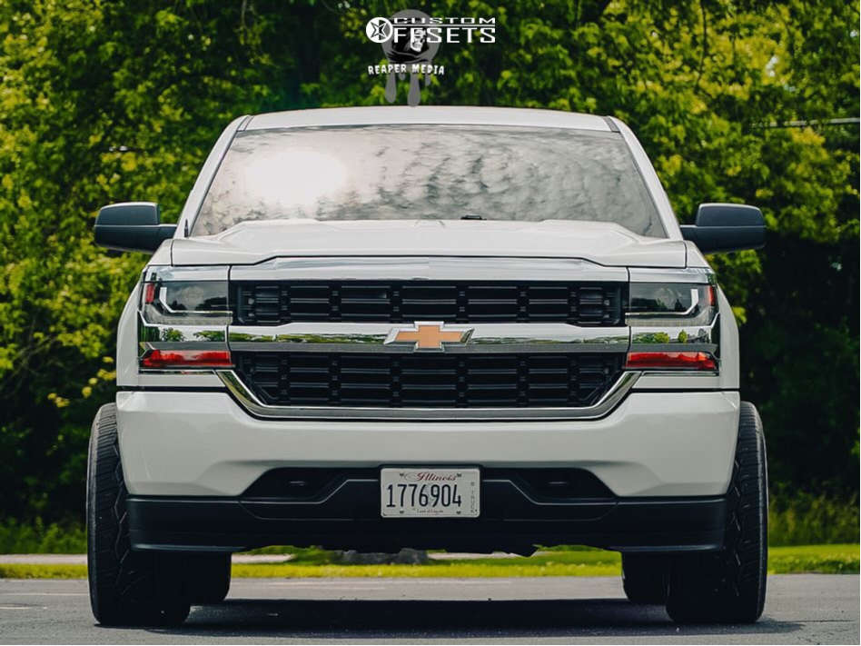 2016 Chevrolet Silverado 1500 with 22x12 -55 American Force Sprint Cc ...