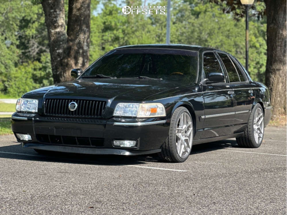2008 Mercury Grand Marquis with 19x8.5 35 Rohana Rfx11 and 245/35R19 ...