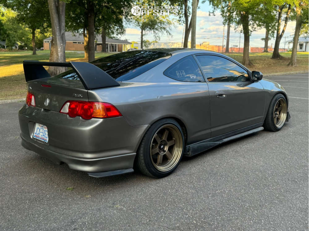 2004 Acura RSX with 17x9 20 MST Time Attack and 225/45R17 Lexani Lx ...