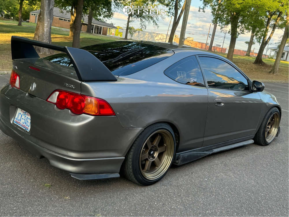 2004 Acura RSX with 17x9 20 MST Time Attack and 225/45R17 Lexani Lx ...