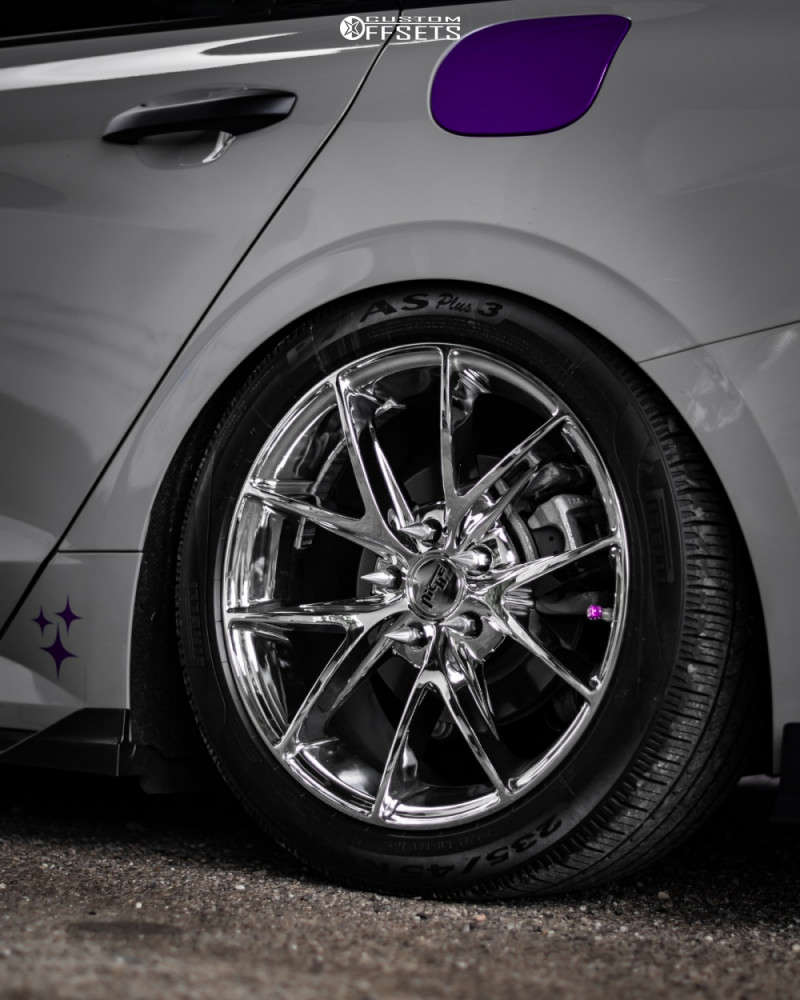 2022 Kia K5 with 18x8 40 Niche Misano and 235/45R18 Pirelli Pzero and ...