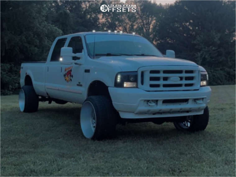 2003 Ford F-350 Super Duty with 24x14 -76 American Truxx Cosmos and 305 ...