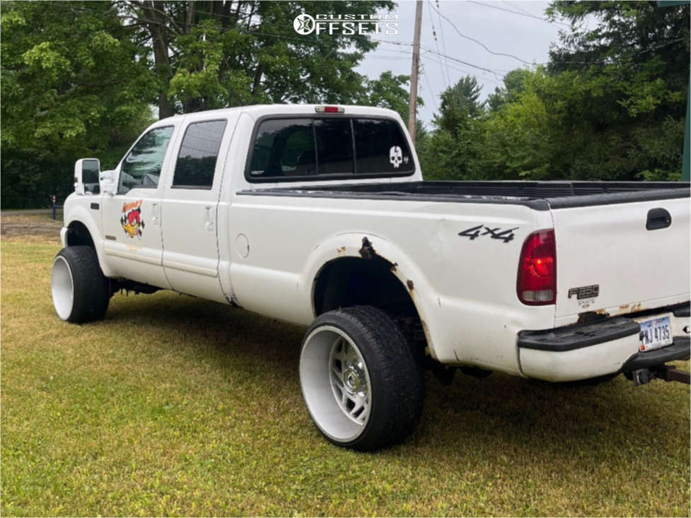 2003 Ford F-350 Super Duty with 24x14 -76 American Truxx Cosmos and 305 ...
