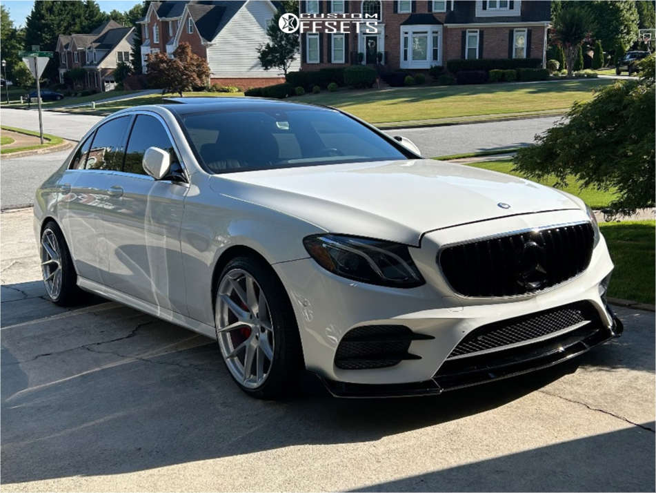 2017 Mercedes-Benz E300 with 19x9.5 35 Aodhan Aff7 and 245/35R19 Land ...