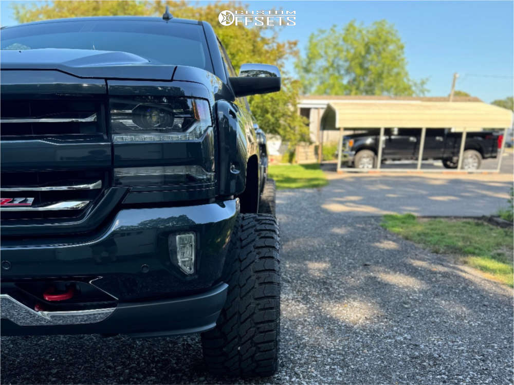 2018 Chevrolet Silverado 1500 with 24x14 -76 Liberty Forged Lbty10 and ...
