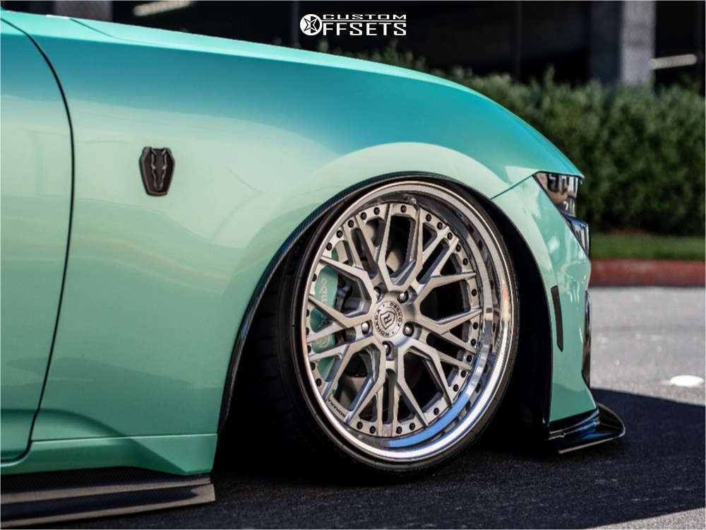 2024 Ford Mustang with 19x10 30 Rohana RFG-3 and 265/30R19 Michelin ...