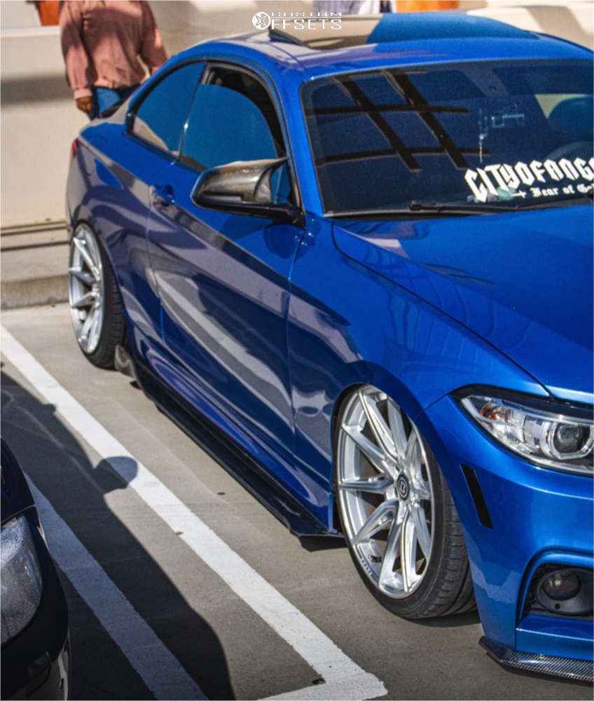 2017 BMW 230i with 19x9 30 Brada Cx2 and 235/35R19 Lexani Lx-twenty and ...