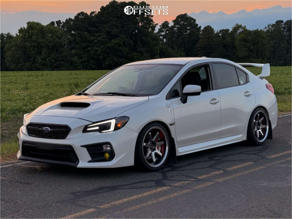2018 Subaru WRX with 18x9.5 38 F1R Fc7 and 255/35R18 Toyo Tires Proxes ...