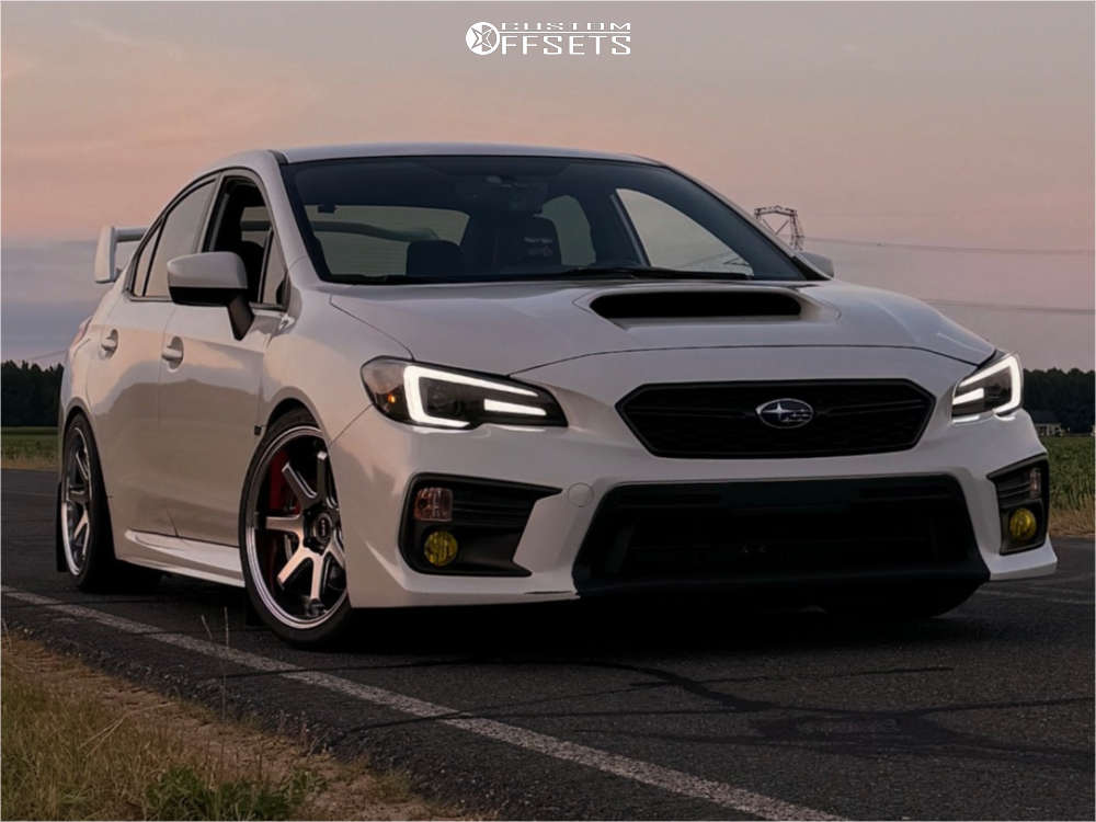 2018 Subaru WRX with 18x9.5 38 F1R Fc7 and 255/35R18 Toyo Tires Proxes ...