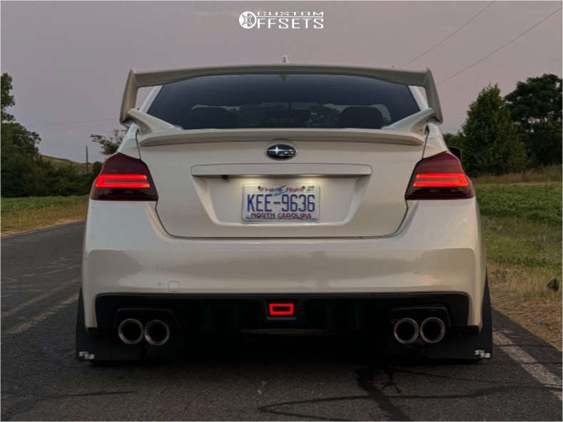 2018 Subaru WRX with 18x9.5 38 F1R Fc7 and 255/35R18 Toyo Tires Proxes ...