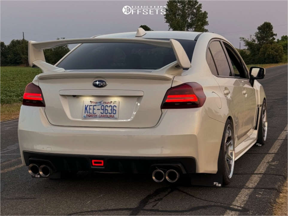 2018 Subaru WRX with 18x9.5 38 F1R Fc7 and 255/35R18 Toyo Tires Proxes ...