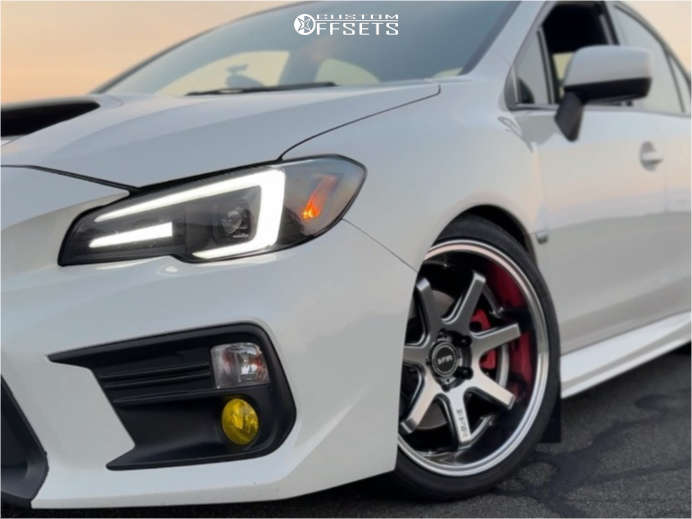 2018 Subaru WRX with 18x9.5 38 F1R Fc7 and 255/35R18 Toyo Tires Proxes ...