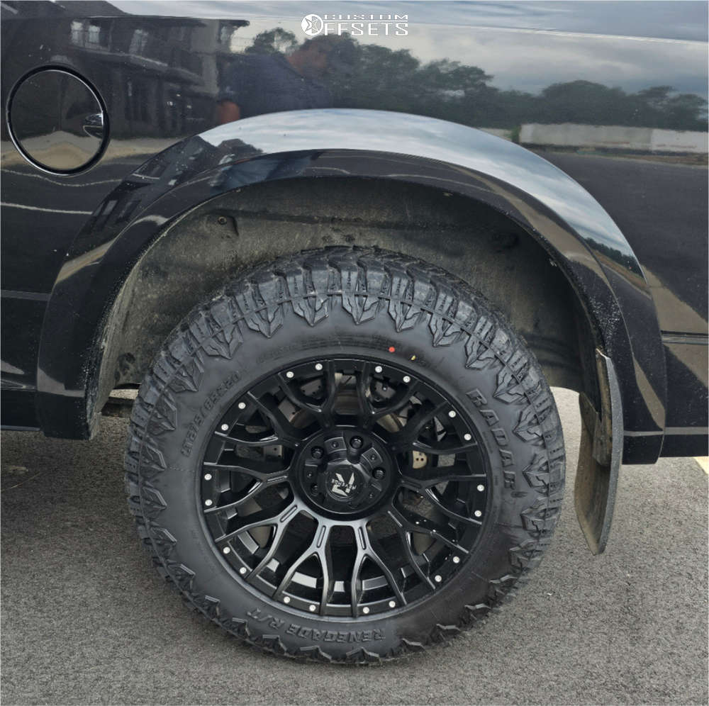 2017 Ram 1500 with 20x10 -19 Revenge Offroad Rv-201 and 275/65R20 Radar ...