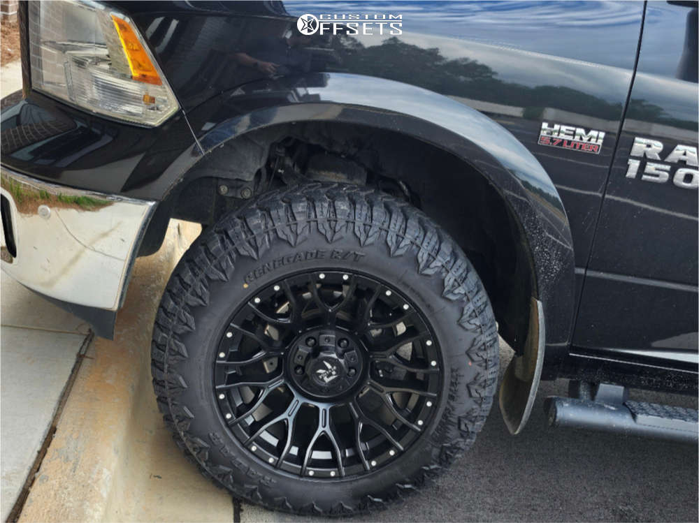 2017 Ram 1500 with 20x10 -19 Revenge Offroad Rv-201 and 275/65R20 Radar ...