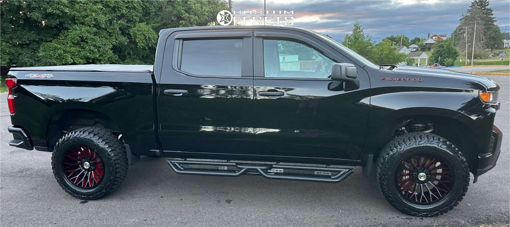 2019 Chevrolet Silverado 1500 with 20x10 -12 XF Offroad Xf-237 and 295 ...