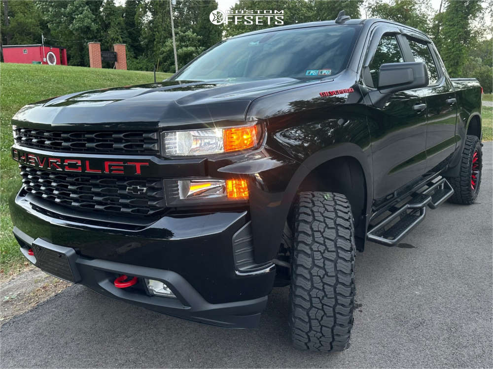 2019 Chevrolet Silverado 1500 with 20x10 -12 XF Offroad Xf-237 and 295 ...