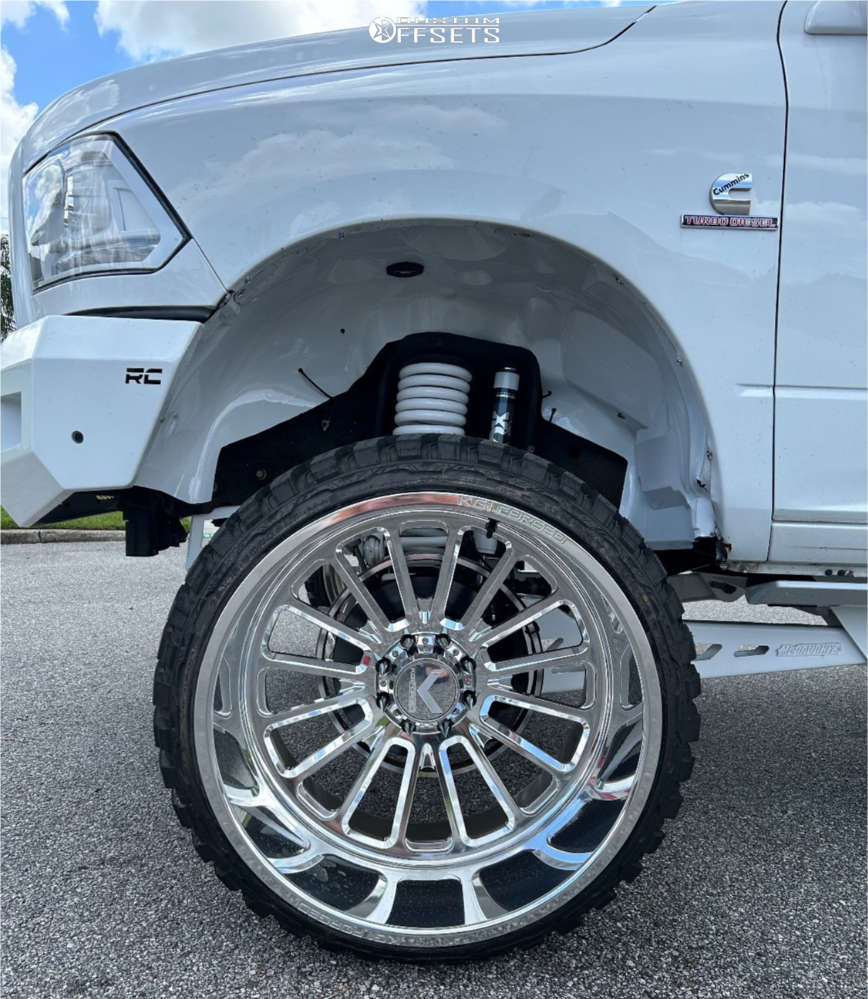 2014 Ram 2500 with 26x16 -101 KG1 Forged Victor and 35/15.5R26 Fury ...