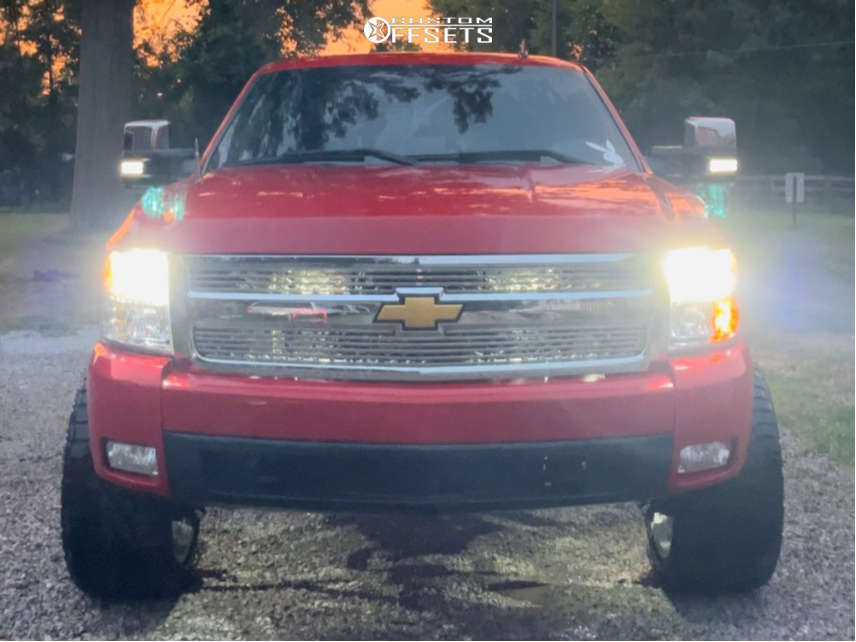 2011 Chevrolet Silverado 1500 with 22x12 -40 American Force Aka Ss and ...