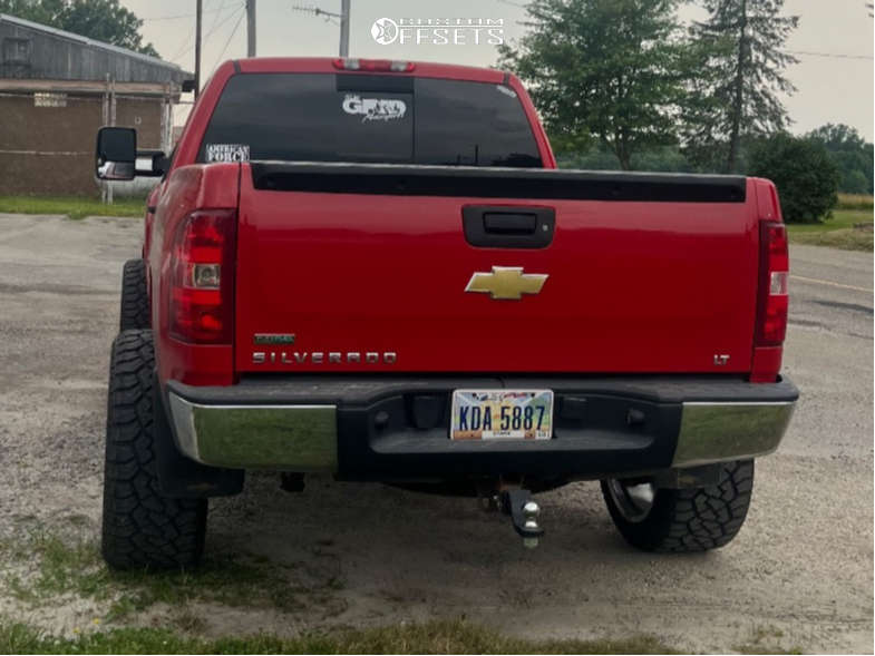 2011 Chevrolet Silverado 1500 with 22x12 -40 American Force Aka Ss and ...
