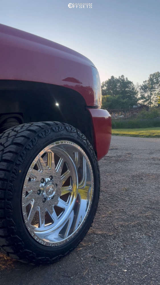 2011 Chevrolet Silverado 1500 with 22x12 -40 American Force Aka Ss and ...