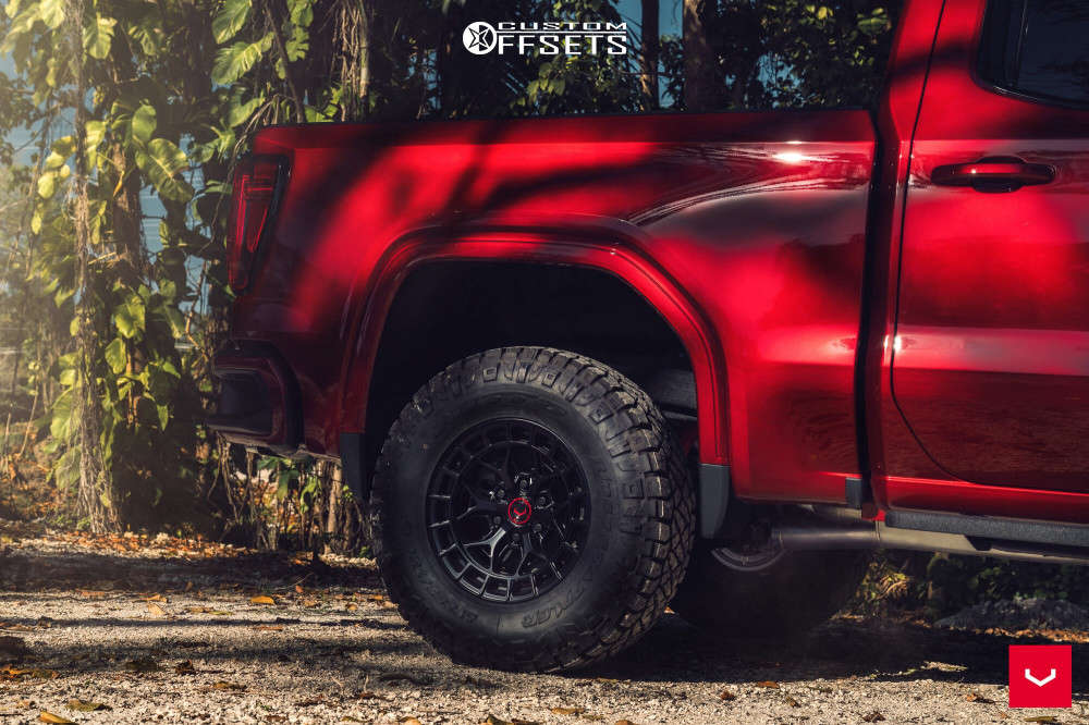 2024 GMC Sierra 1500 with 17x9 0 Vossen Hfx-1 and 285/75R17 Nitto Ridge ...