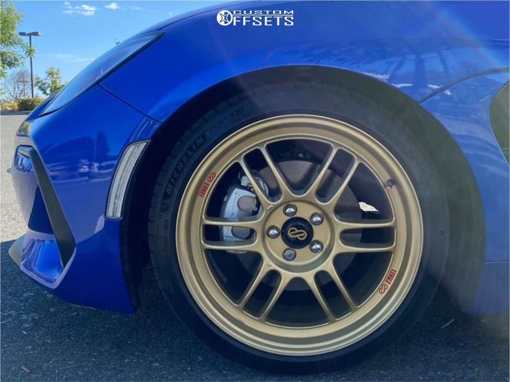 2023 Subaru BRZ with 18x8 45 Enkei RPF1 and 215/40R18 Michelin Pilot ...