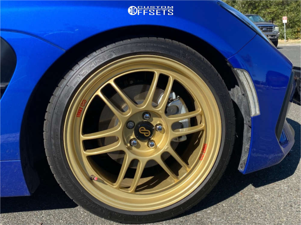 2023 Subaru BRZ with 18x8 45 Enkei RPF1 and 215/40R18 Michelin Pilot ...