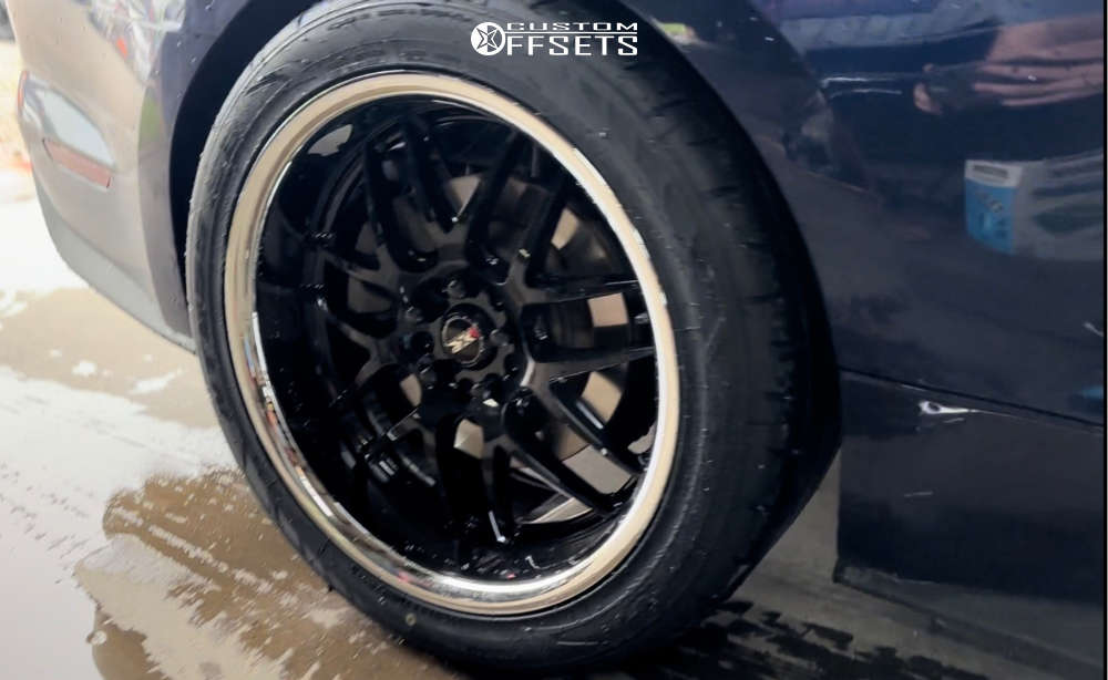 2020 Ford Mustang with 20x9 35 XXR 526 and 255/35R20 Nitto Nt555 G2 and ...