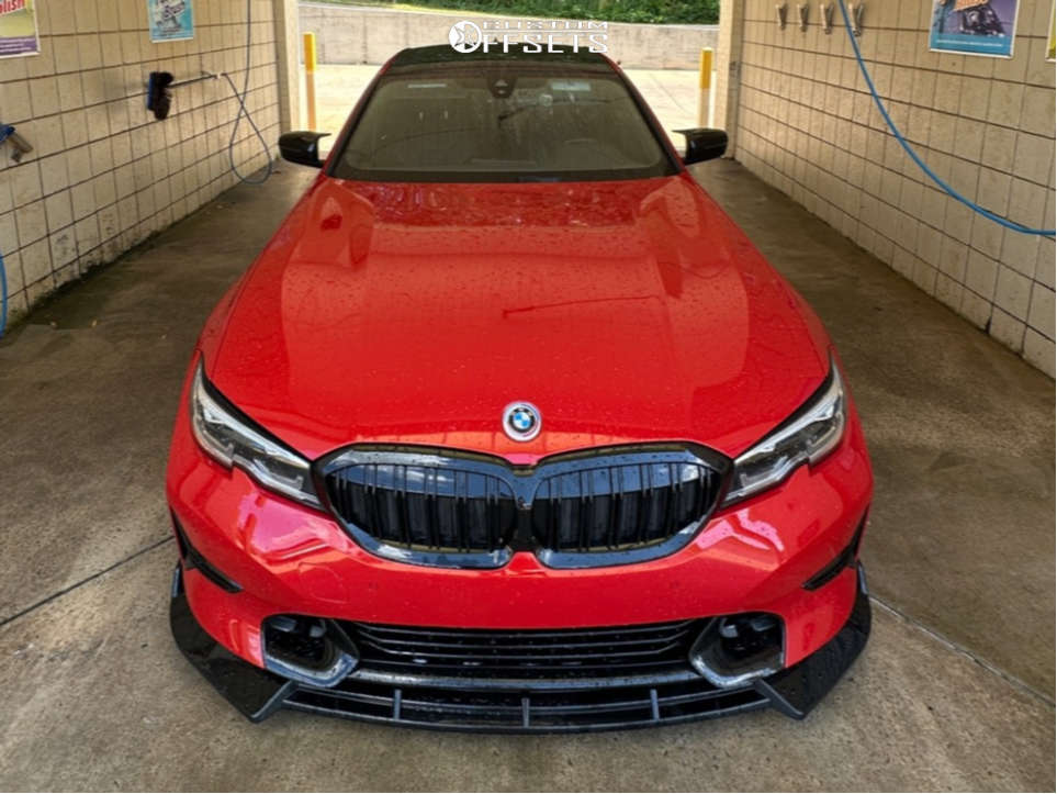 2020 BMW 330i XDrive with 19x9 15 KRNC Forged Elite and 235/40R19 ...