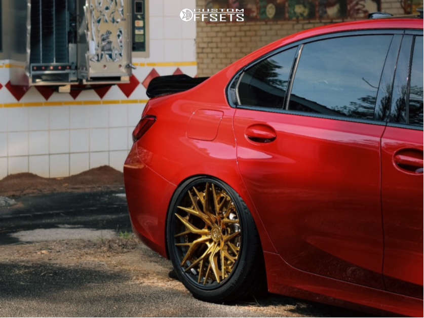 2020 BMW 330i XDrive with 19x9 15 KRNC Forged Elite and 235/40R19 ...