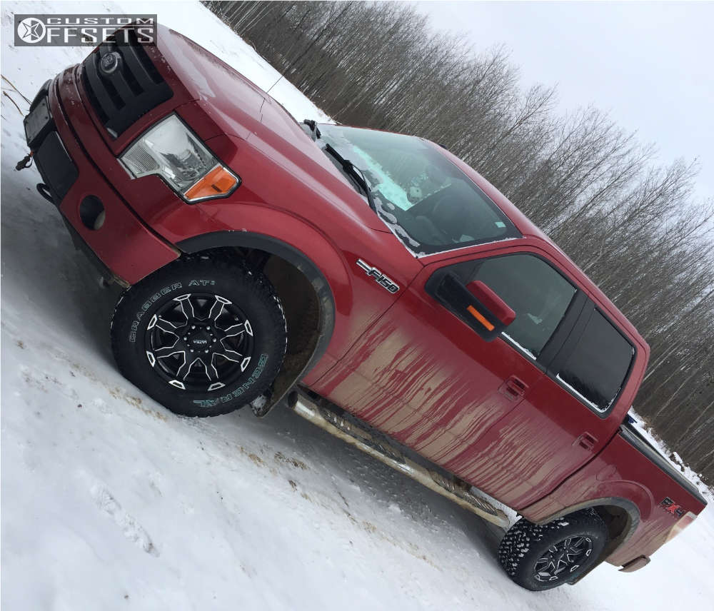 2010 Ford F-150 with 18x9 25 Ultra Phantom 225 and 275/65R18 General ...