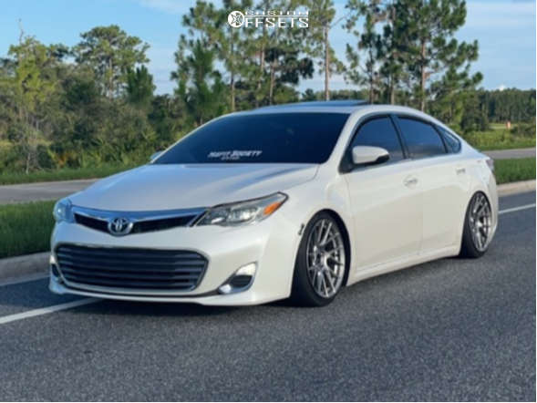 2015 Toyota Avalon with 18x9.5 38 Enkei Tm7 and 235/35R18 Hankook ...