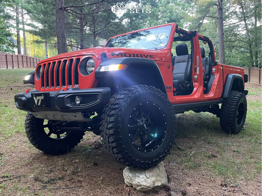 2023 Jeep Gladiator with 20x10 -24 Moto Metal MO970 and 37/12.5R20 ...