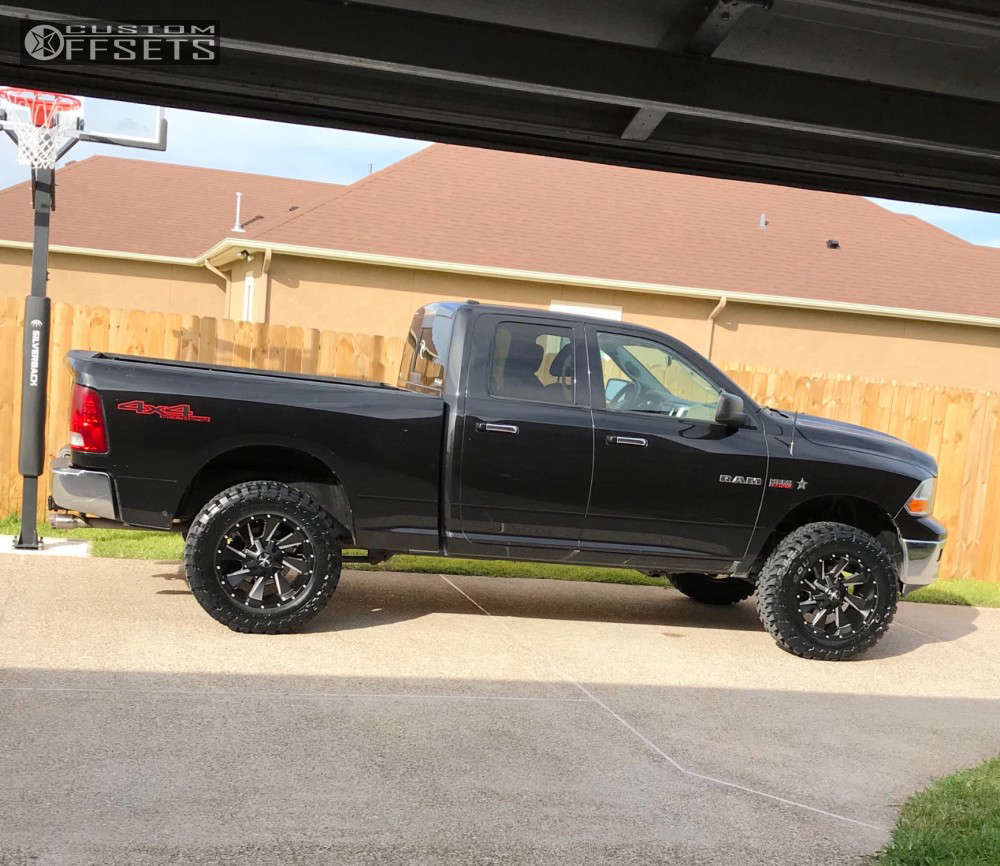 2009 Ram 1500 with 20x10 -19 Cali Offroad Distorted and 35/12.5R20 Toyo ...