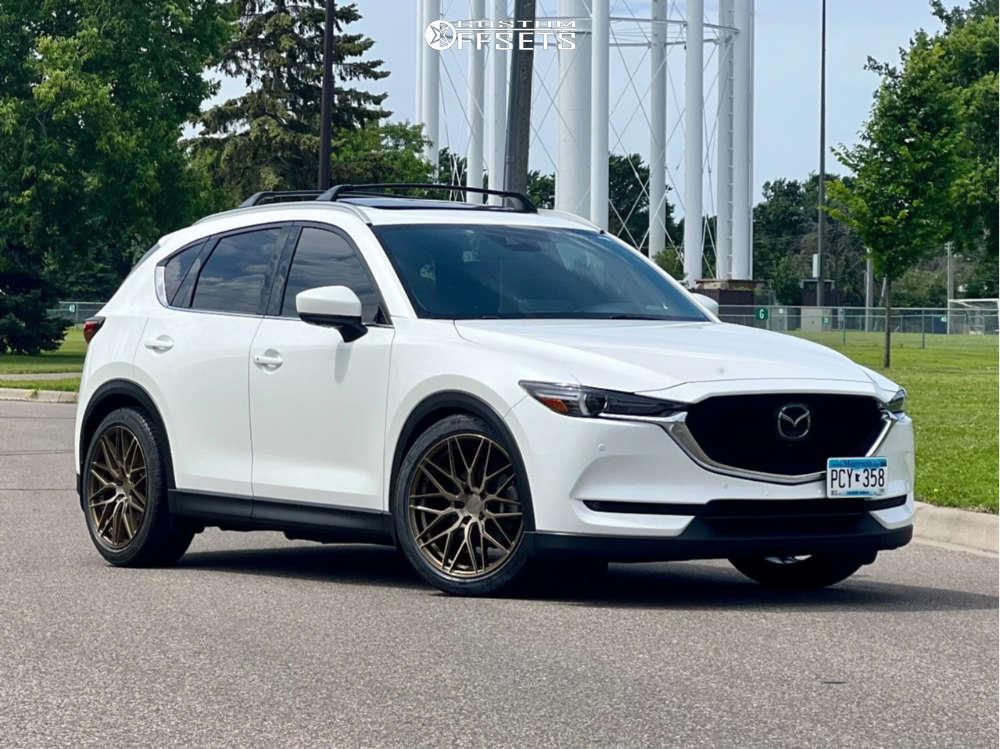 2021 Mazda CX-5 with 20x9 35 F1R F103 and 245/45R20 Bridgestone Potenza ...