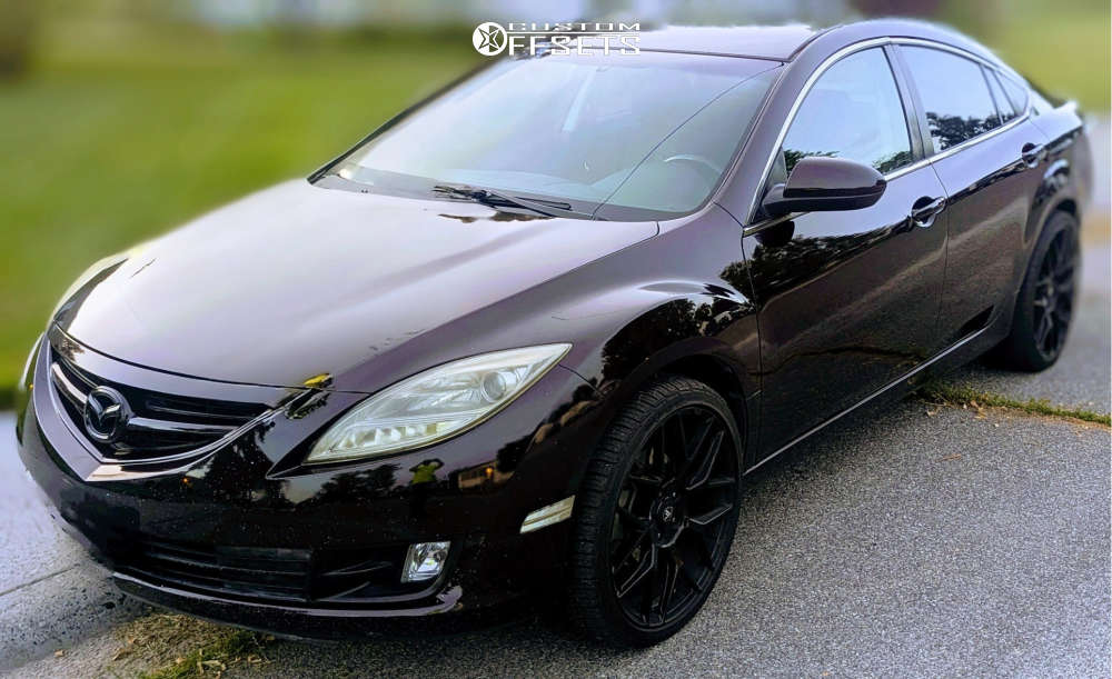 2010 Mazda 6 with 20x9 35 Asanti Black Abl-27 and 245/35R20 BFGoodrich ...