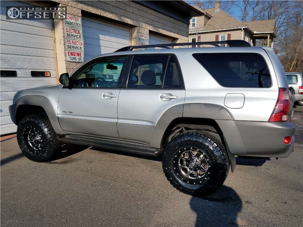 2003 Toyota 4Runner with 17x9 25 Fuel Boost and 285/70R17 Nitto Ridge ...