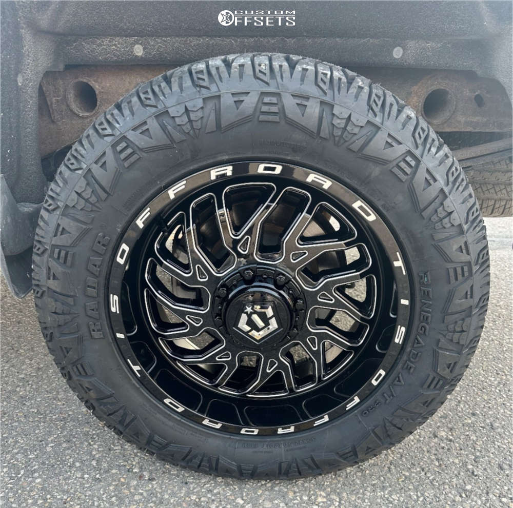 2018 GMC Sierra 1500 with 20x9 0 TIS 544bm and 33/12.5R20 Radar ...