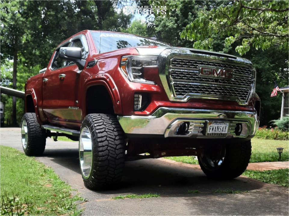 2019 GMC Sierra 1500 with 24x14 -76 RBP Avenger and 37/13.5R24 Radar ...