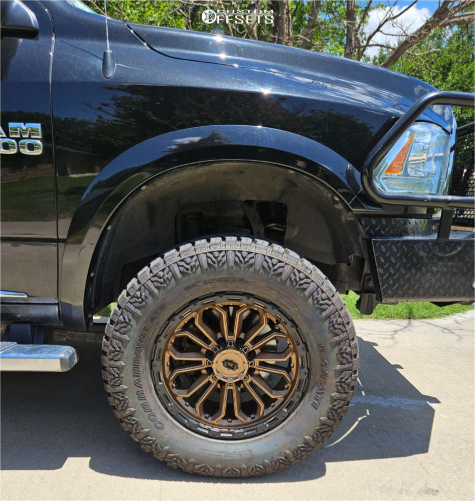 2017 Ram 2500 with 20x9 12 Vision Korupt and 325/60R20 Kanati ...