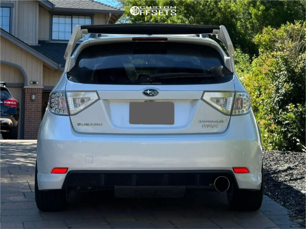 2009 Subaru Impreza with 18x8.5 35 Rotiform Dtm and 225/40R18 Michelin ...