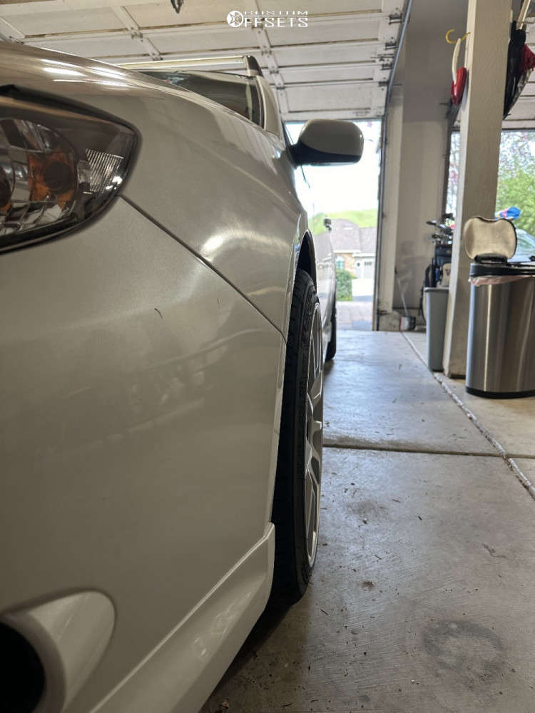 2009 Subaru Impreza with 18x8.5 35 Rotiform Dtm and 225/40R18 Michelin ...