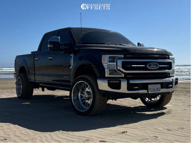 2022 Ford F-250 Super Duty with 22x12 -40 American Force Redd Ss and 33 ...