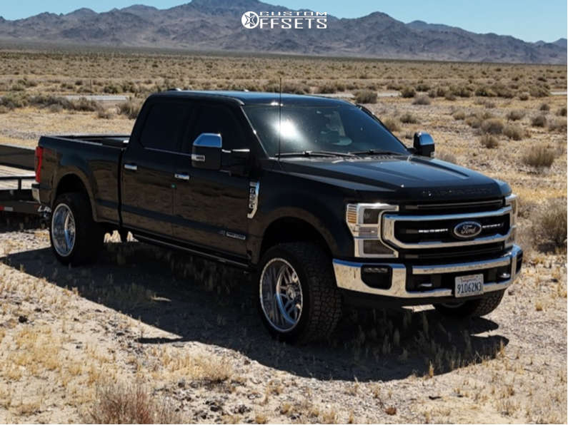 2022 Ford F-250 Super Duty with 22x12 -40 American Force Redd Ss and 33 ...